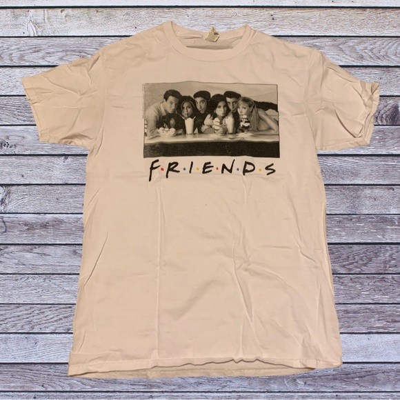 Hot Topic | Shirts | Friends Tv Show Funny Sitcom Group Picture Logo ...